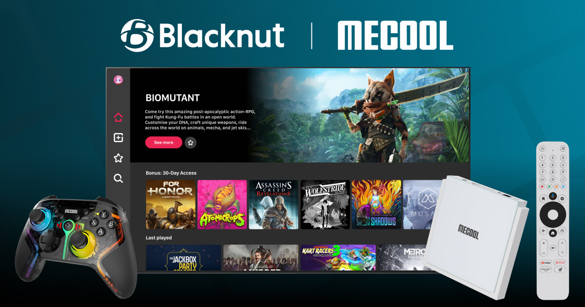 MECOOL and Blacknut Team Up | Nutshell by Blacknut